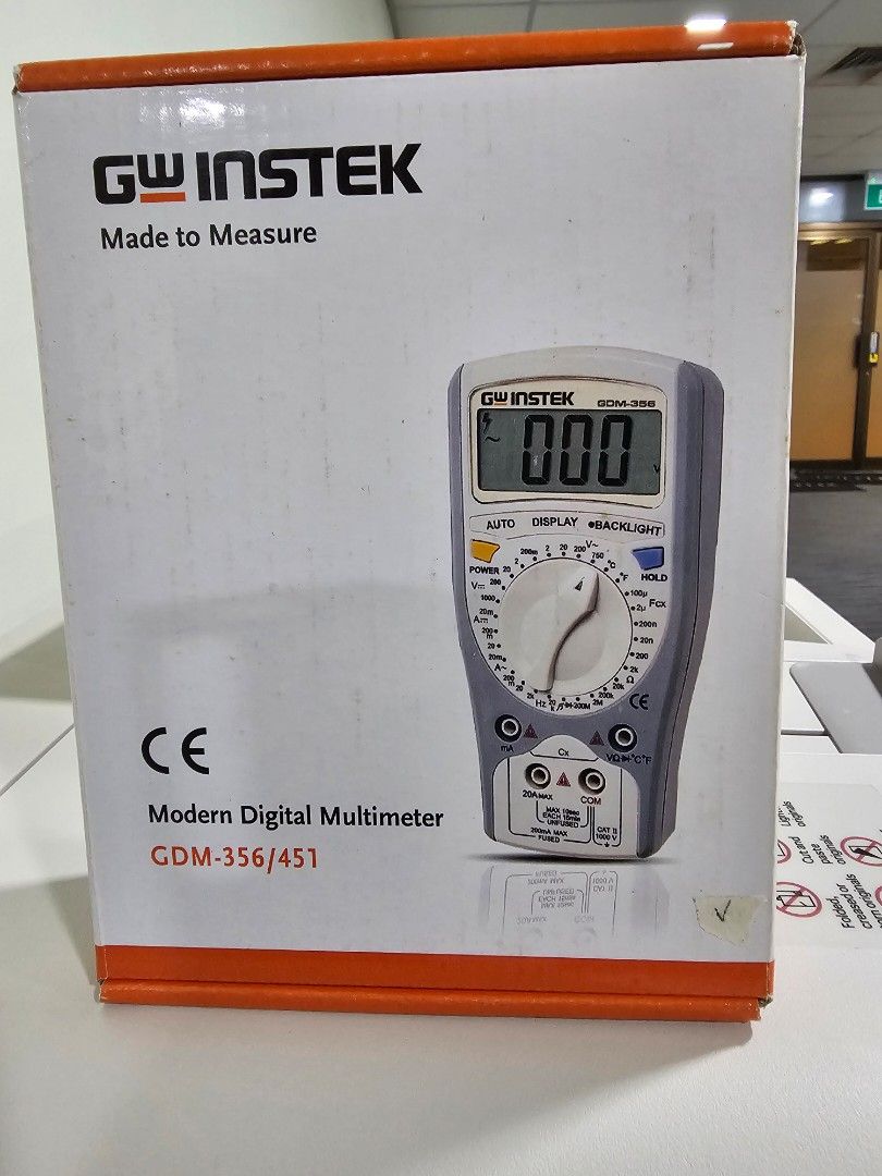 GW INSTEK GDM-356 Digital Multimeter, Lifestyle Services, Electronics ...