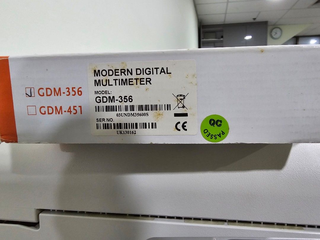 GW INSTEK GDM-356 Digital Multimeter, Lifestyle Services, Electronics & Gadget Repairs on Carousell