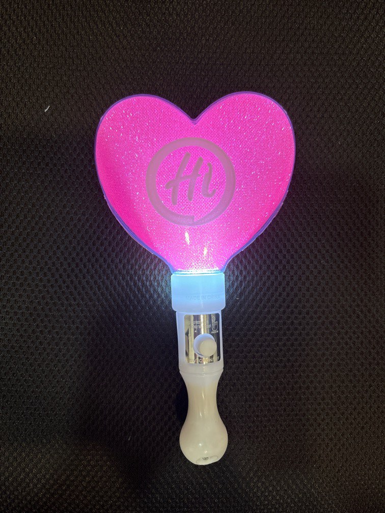 Haidilao pink heart lightstick!!, Hobbies & Toys, Toys & Games on Carousell