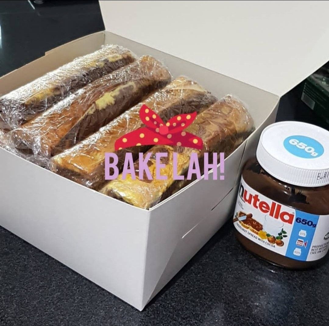 Halal Kek Tapak Kuda Nutella, Food & Drinks, Homemade Bakes on Carousell