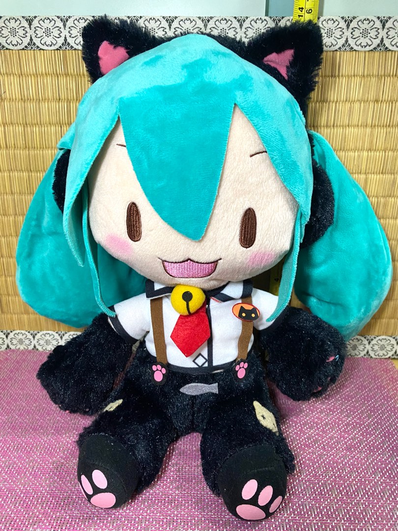 Hatsune Miku Project Arcade Future Tone Meow Meow Cat Plush, Hobbies ...