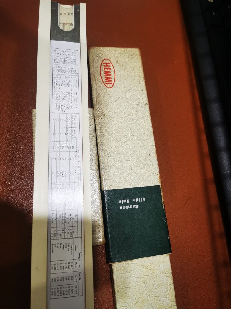 Hemmi Bamboo Slide ruler, Hobbies & Toys, Stationery & Craft, Other ...