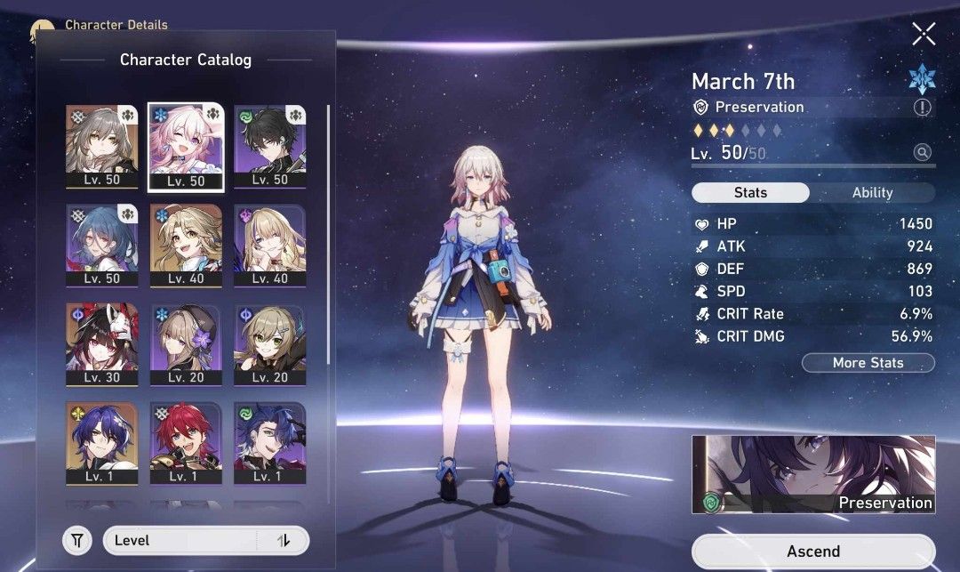 Honkai Star Rail (HSR) Sparkle, Yanqing Starter Account with Stellar ...