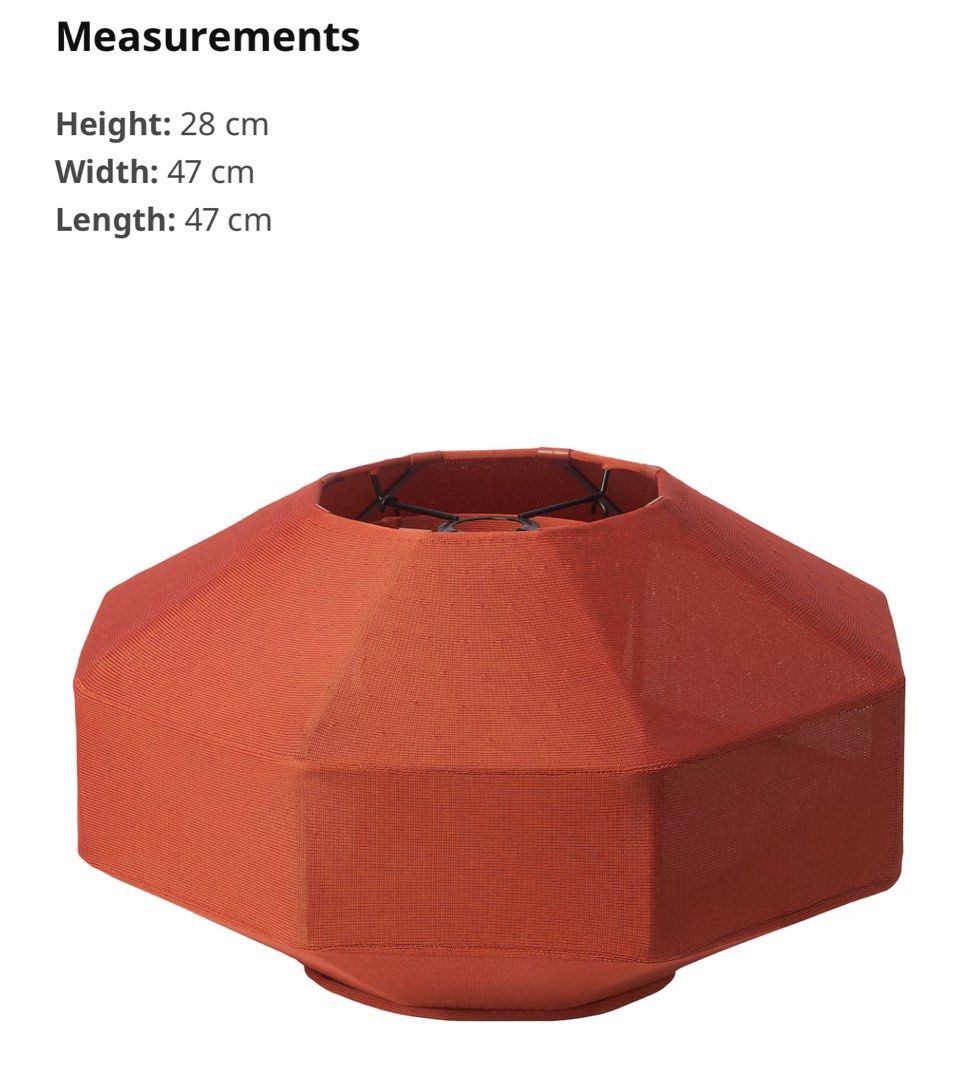 Ikea Fossta CNY lamp, Furniture & Home Living, Lighting & Fans ...
