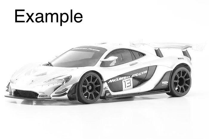 Incoming - Kyosho Mini Z Unpainted Body Set - Mclaren P1 GTR bodyset ...