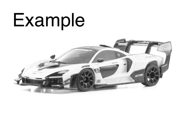 Incoming - Kyosho Mini Z Unpainted Body Set - Mclaren Senna GTR bodyset ...