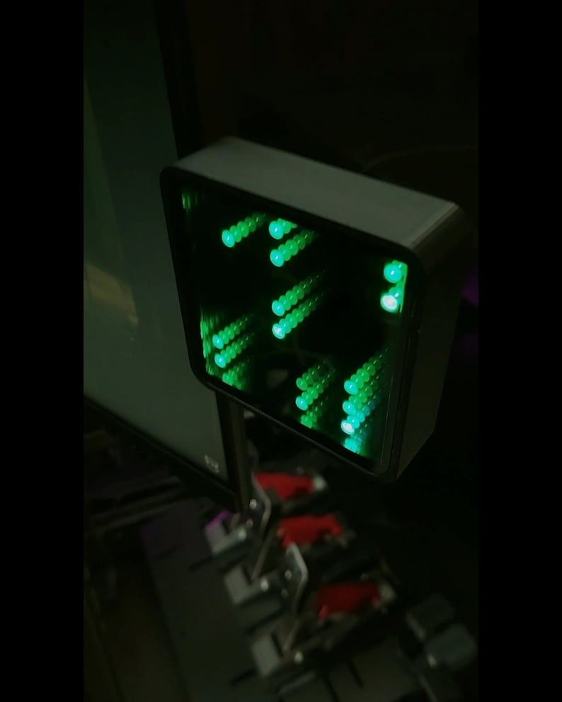 Infinity RGB LED flag box sim racing, Video Gaming, Gaming Accessories ...