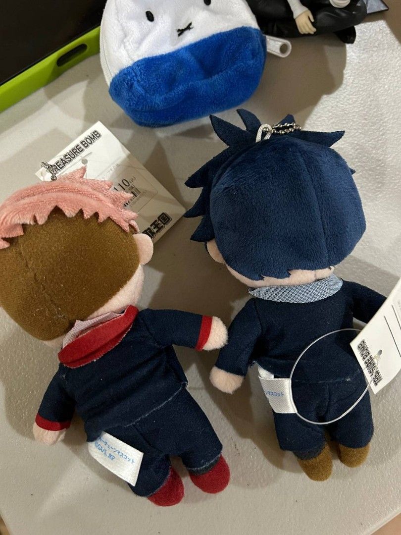 Jujutsu kaisen yuji and megumi plush, Hobbies & Toys, Toys & Games on ...