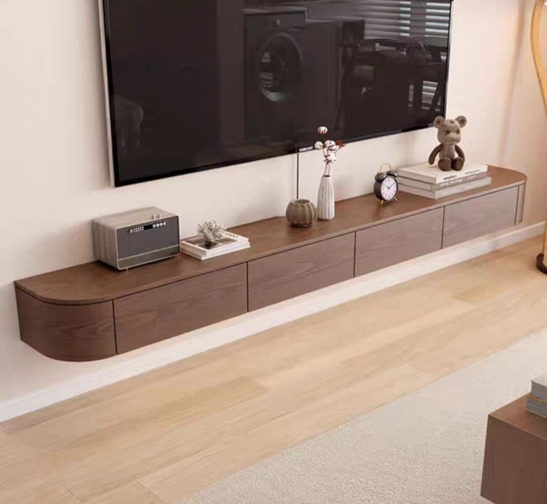(CUSTOM) Modern Floating TV Console, Furniture & Home Living, Furniture ...