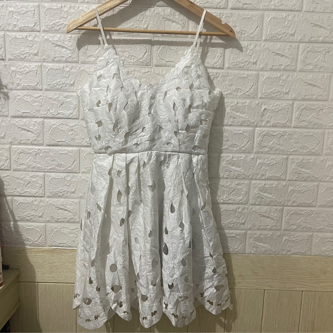 Laser Cut Lace Dress, Women's Fashion, Dresses & Sets, Dresses on Carousell