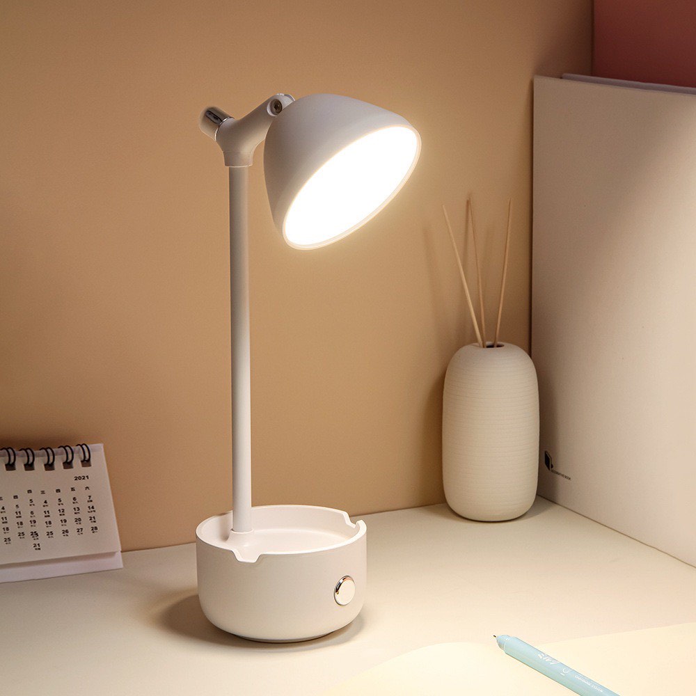 LED Table Desk Lamp, Night Light Stand with Dimmable Light, USB ...