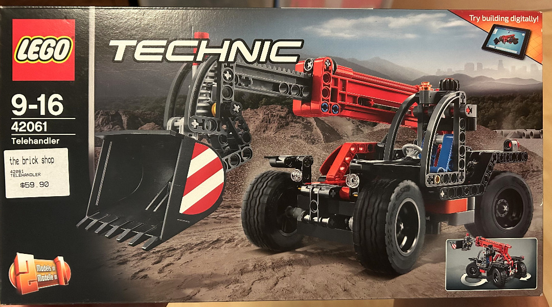 Lego 42061 Technic Telehandler, Hobbies & Toys, Toys & Games on Carousell