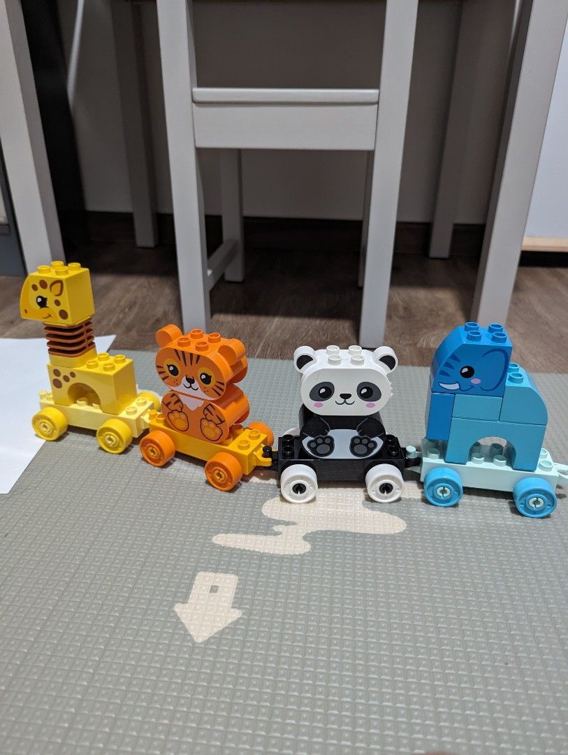 Lego Duplo + Animal train + Base plate, Hobbies & Toys, Toys & Games on ...
