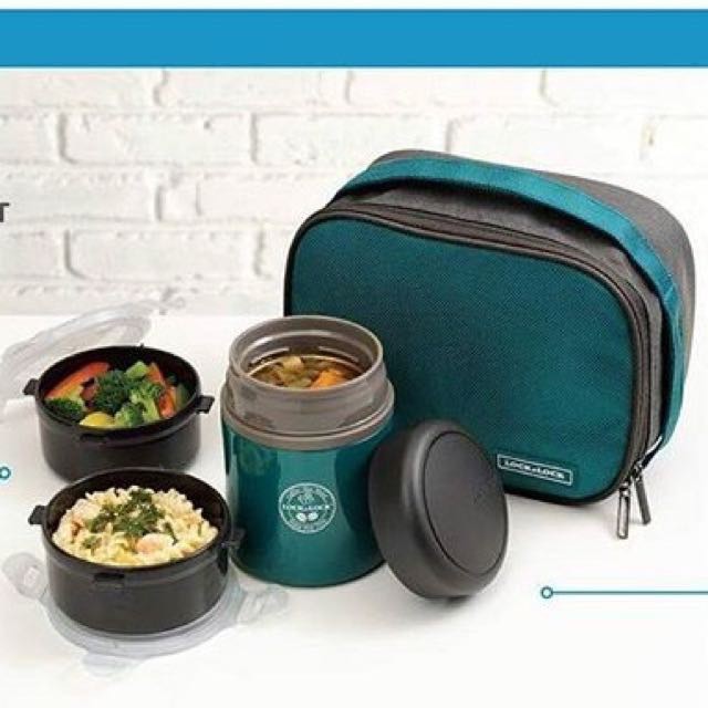 Lock & Lock MIME Lunch Box, Furniture & Home Living, Kitchenware ...