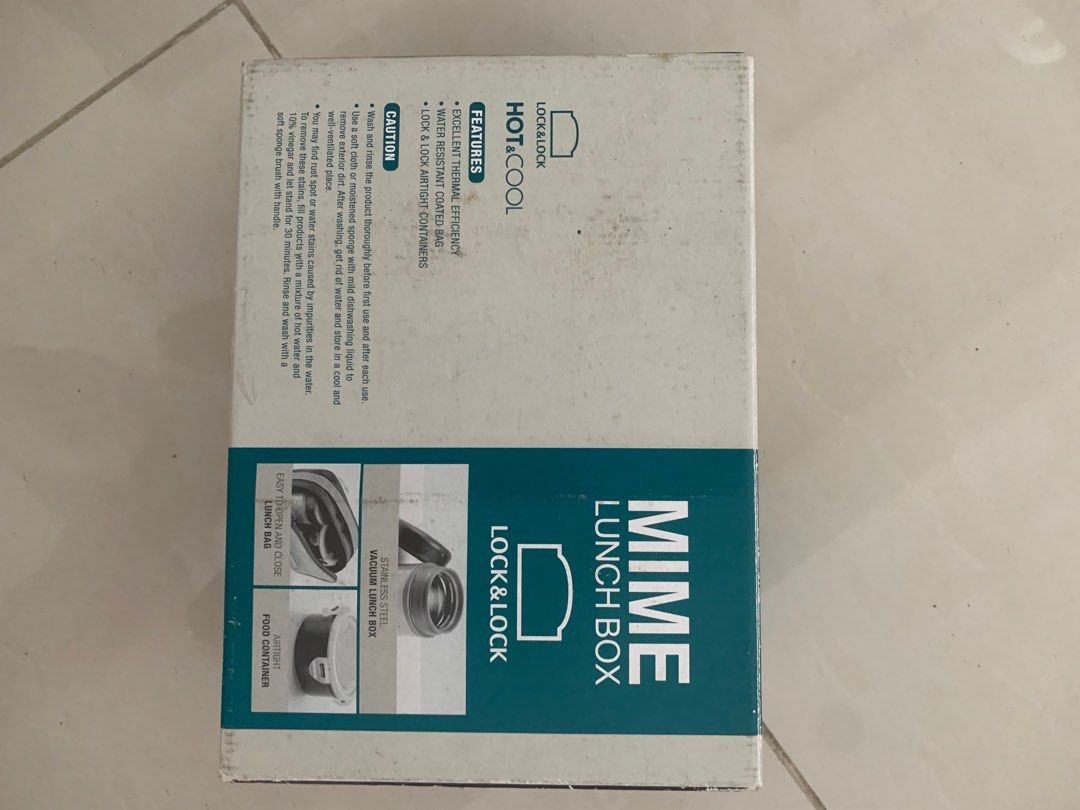 Lock & Lock MIME Lunch Box, Furniture & Home Living, Kitchenware ...