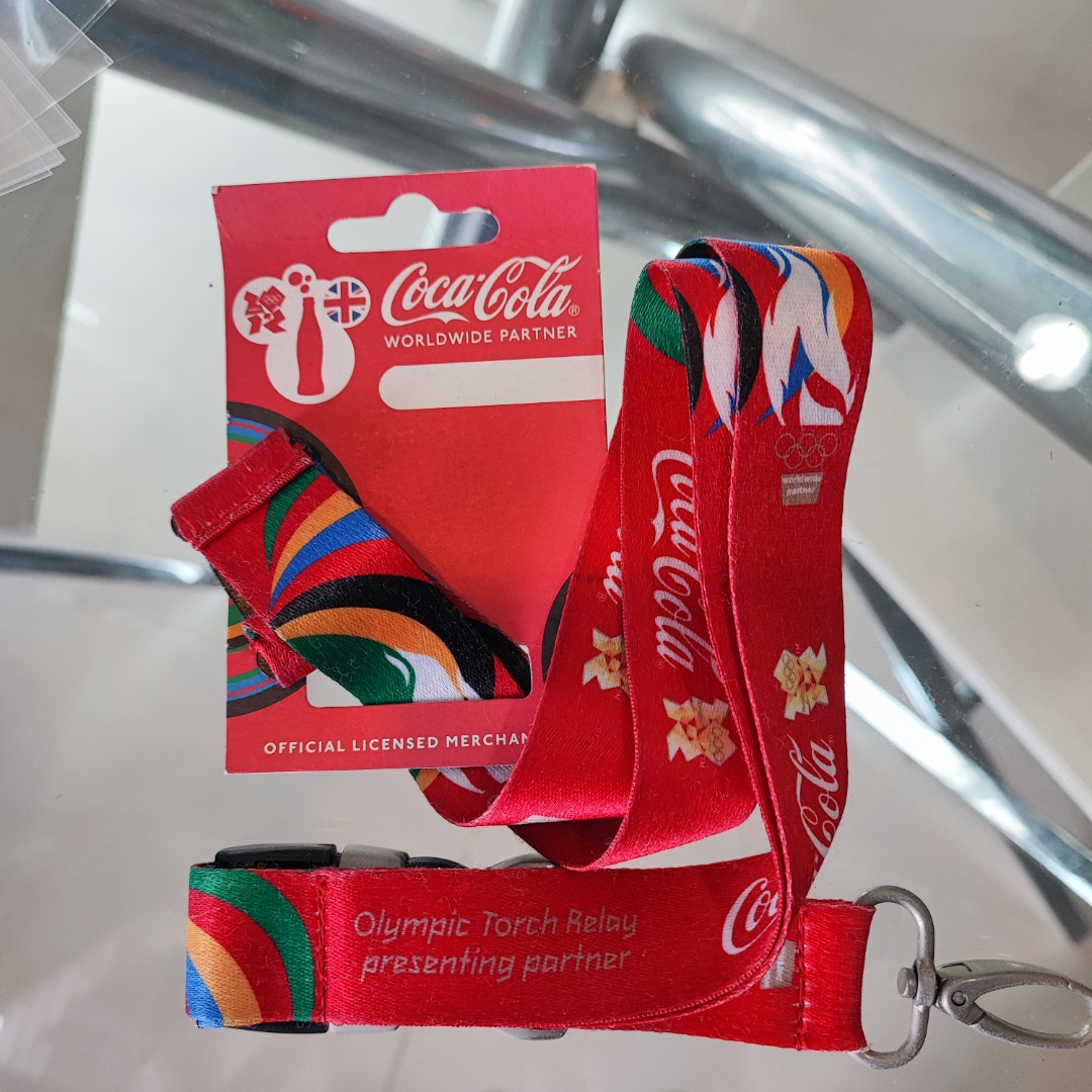 LONDON 2102 Olympic Coca Cola Lanyard. ( Metal Buckle ), Hobbies & Toys ...