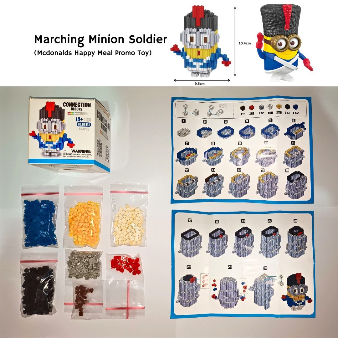 Marching Minion Soldier | LINKGO Connection Blocks, Hobbies & Toys ...