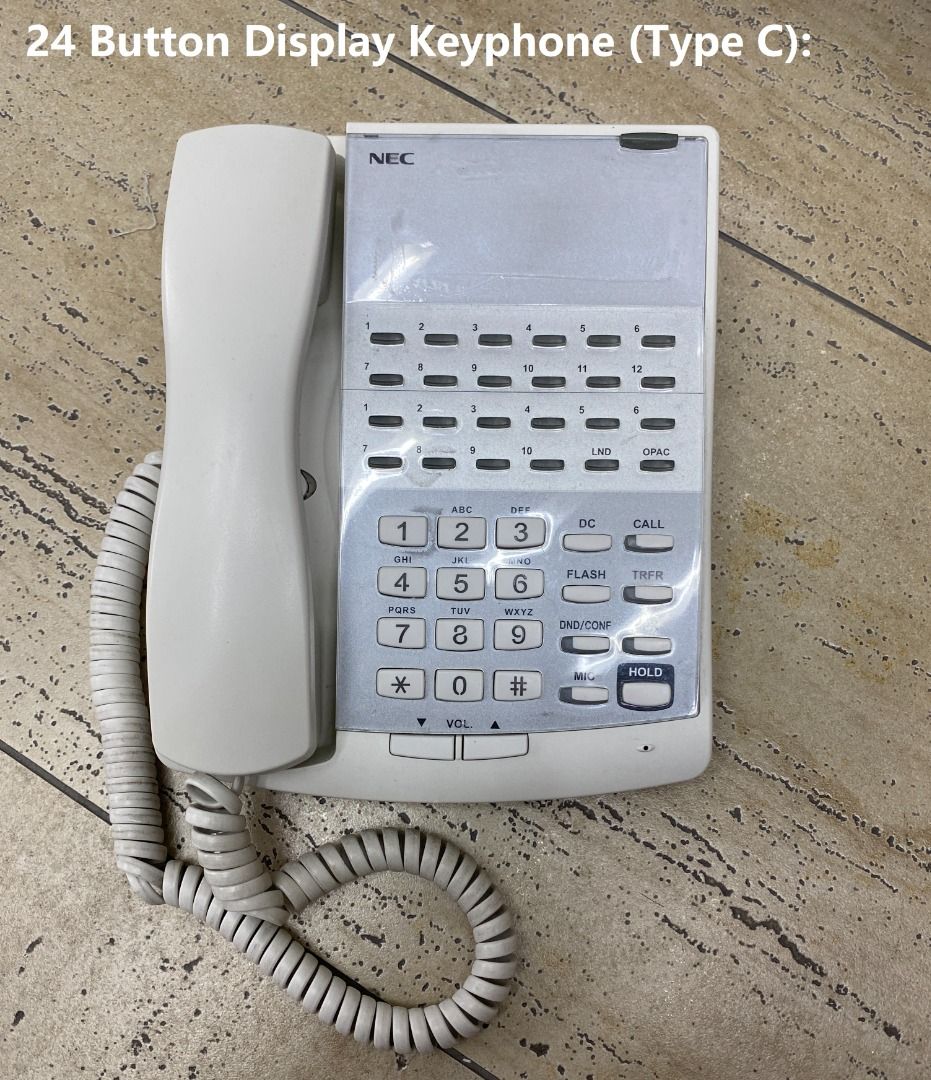 NEC Keyphone IP2AT-12TXD Vision Topaz , Mobile Phones & Gadgets, Other ...