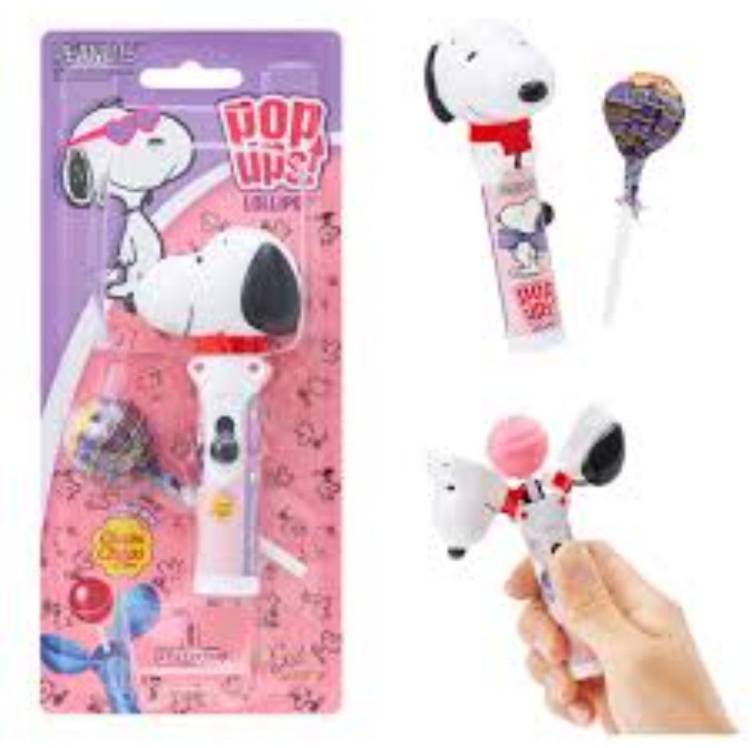 Peanuts Snoopy Charlie Brown POP UPS Lollipop Holder/ PEZ Candy ...
