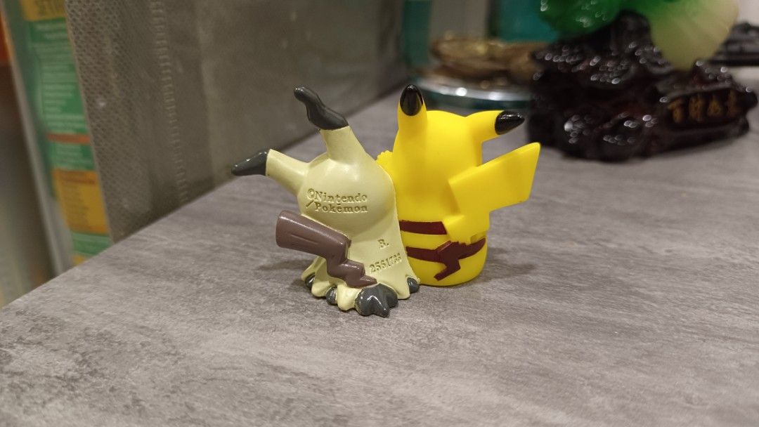 Pikachu & Mimikyu Bandai Pokemon Kids Finger Doll / Fingerdoll / Finger ...