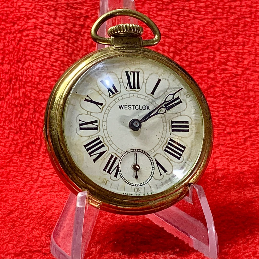 Pocket Watch / Westclox Gold / Vintage/ Made in USA / 1961 (Dollar ...