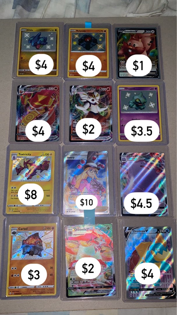 Pokemon Baby Shiny, Vmax, V, Hobbies & Toys, Memorabilia & Collectibles ...