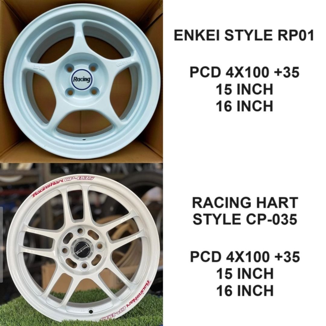 PreOrder New Enkei Style RP01 / Racing Hart Style CP-035 Lightweight ...