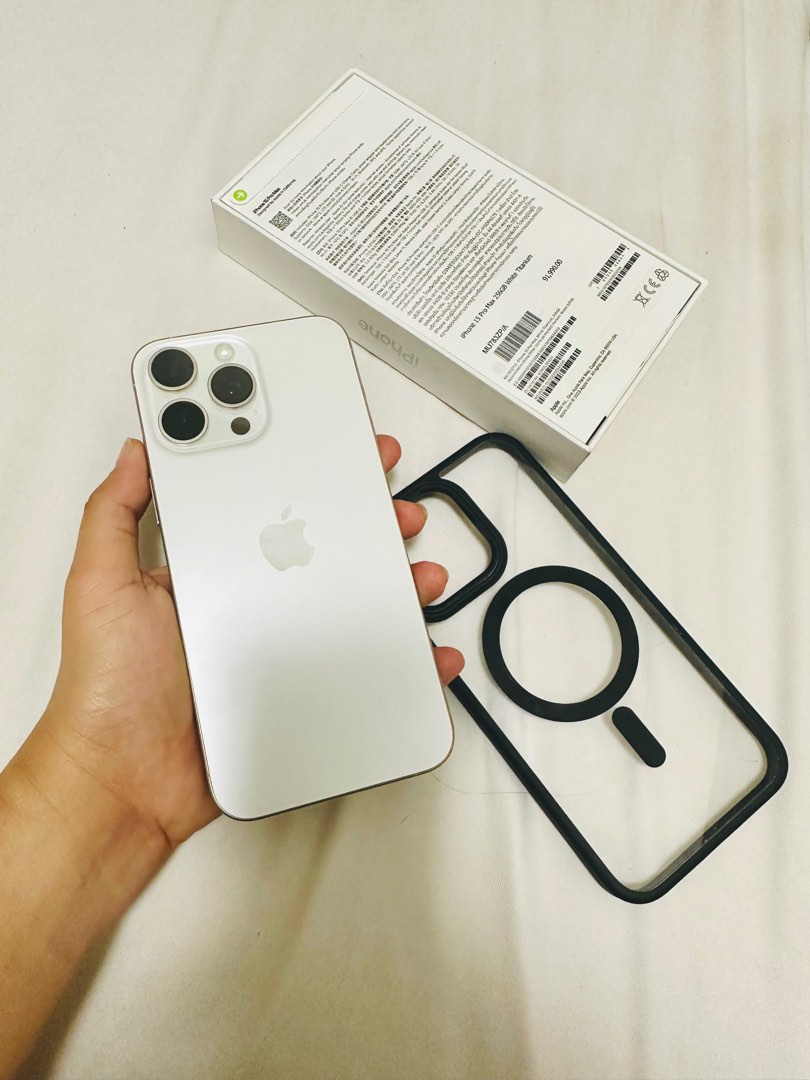 Sale or Swap Iphone 15 pro max 256gb Factory unlocked Ntc White titanium, Mobile Phones ...