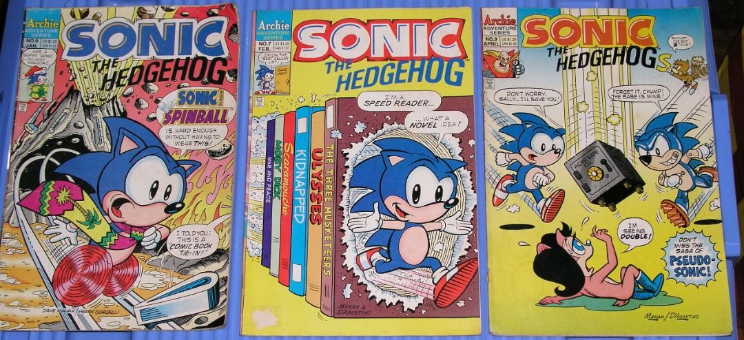 Sonic the hedgehog classic 14 issues collection, Hobbies & Toys, Books ...