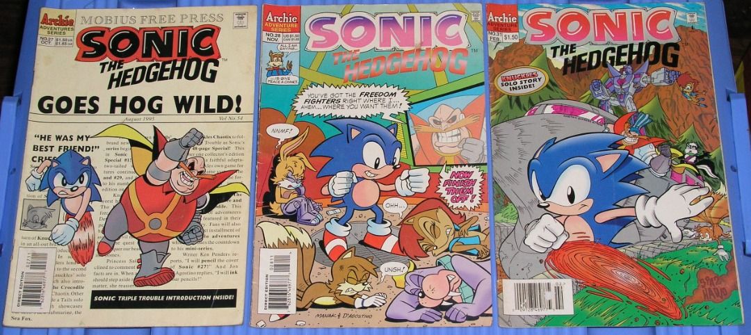 Sonic the hedgehog classic 14 issues collection, Hobbies & Toys, Books ...