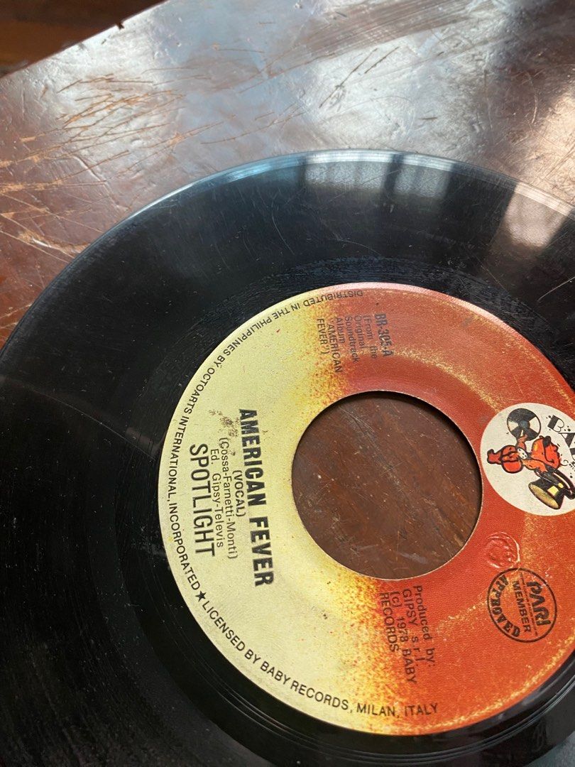 SPOTLIGHT - AMERICAN FEVER - Original Music Vinyl Plaka 45 rpm a- Used ...