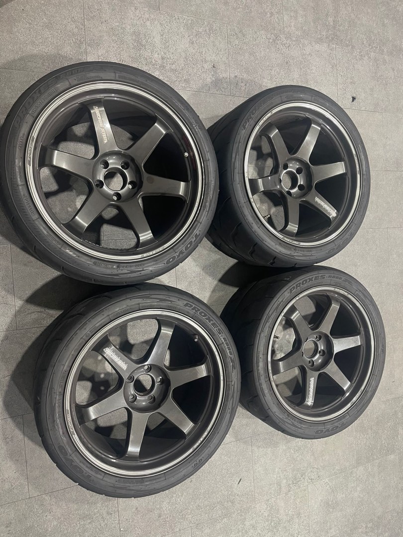 Original TE37 Ultra Track Edition GTR35, Car Accessories, Tyres & Rims ...