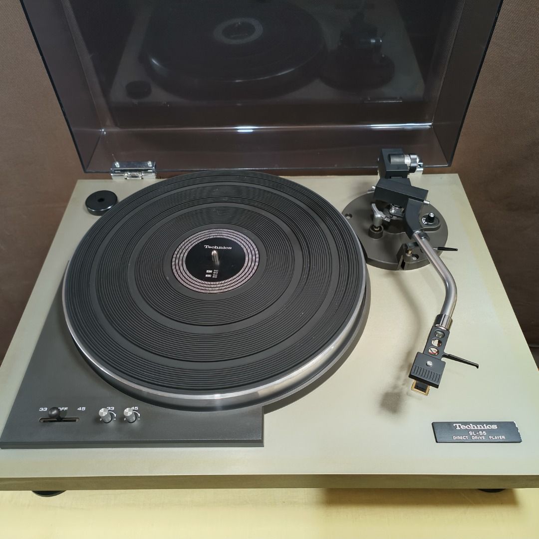 Technics SL-55 Turntable || Serial No. 007696, Audio, Other Audio Equipment on Carousell