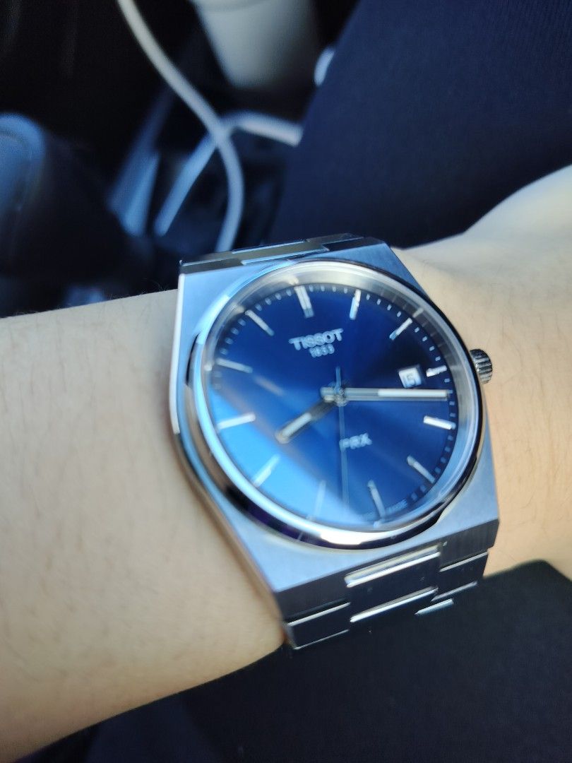 Tissot Prx quartz blue, Men's Fashion, Watches & Accessories, Watches ...