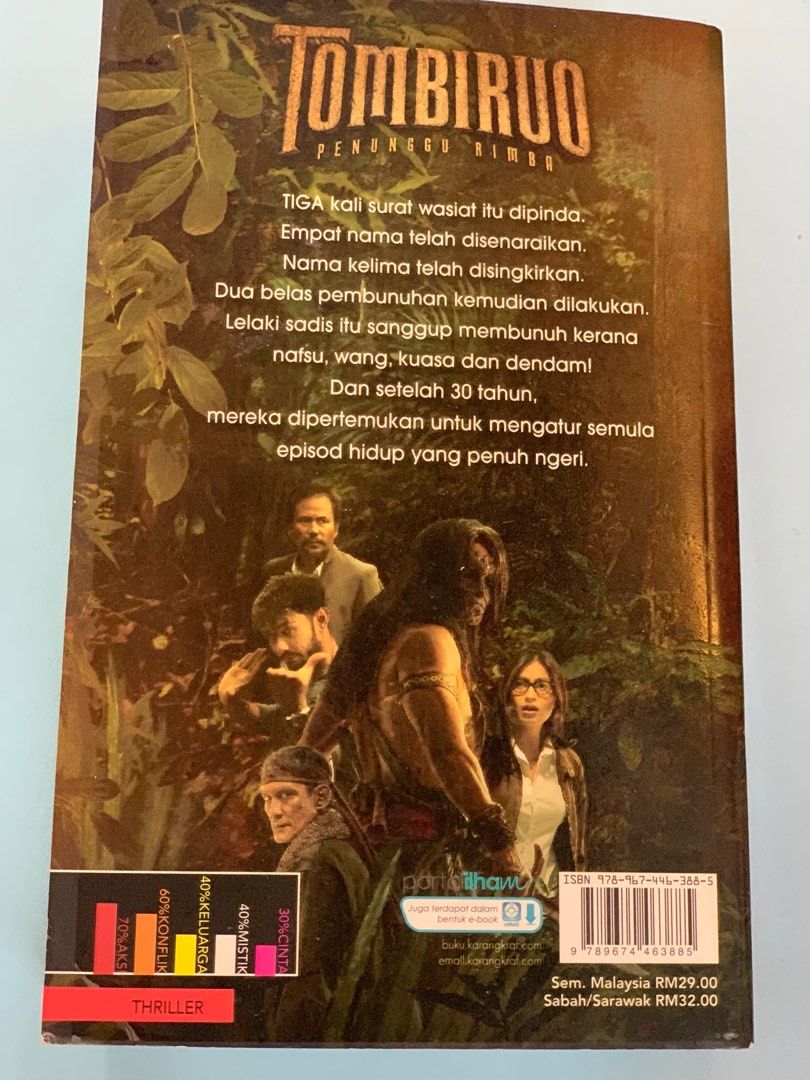 Tombiruo Penunggu Rimba (Ramlee Awang Murshid), Hobbies & Toys, Books ...