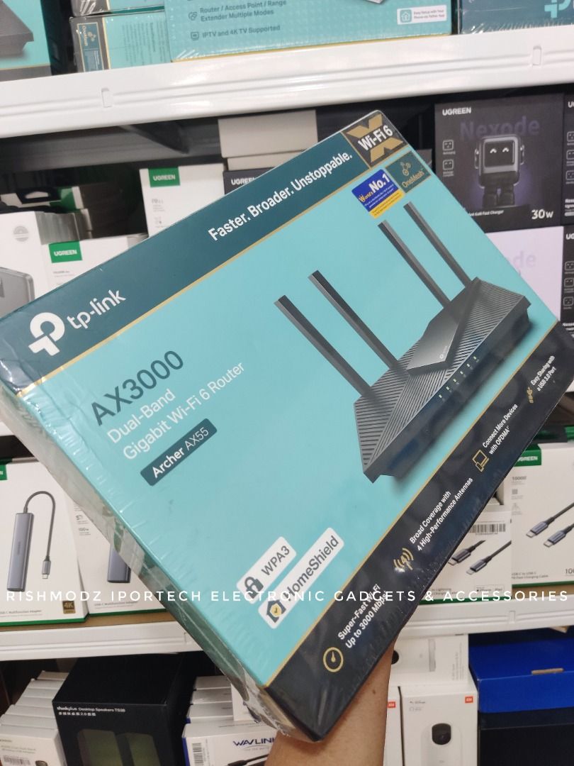 TP-Link AX3000 Dual-Band Gigabit Wifi-6 Router (Archer AX55), Computers ...
