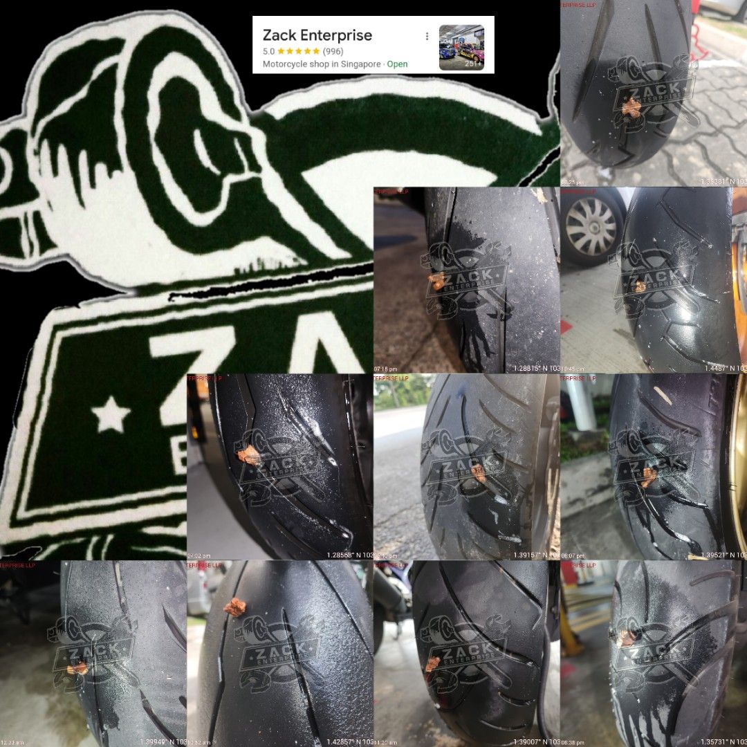 *Tyre Worming/Tyre Patching/Cacing* *Bike, car, van, truck, bus, forklift, crane*, Motorcycles ...