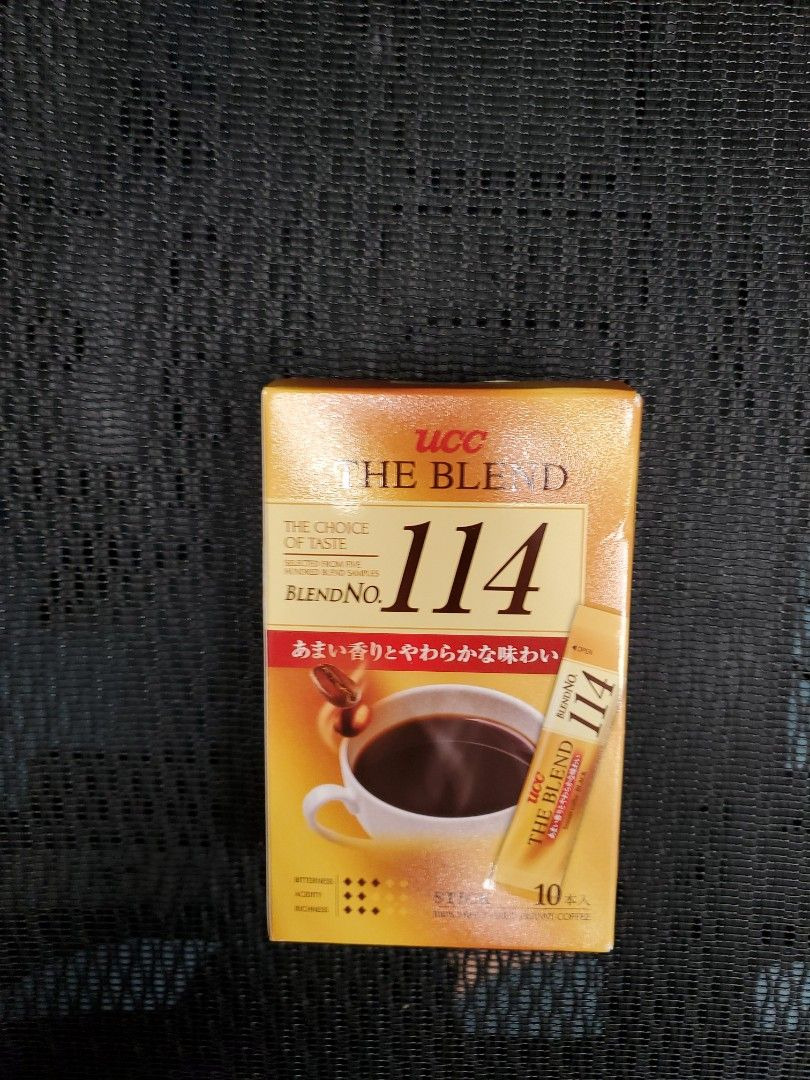 UCC THE BLEND 114 100% Freeze Dried Instant Coffee 招牌即溶咖啡粉 2g x 10 獨立條裝 ...