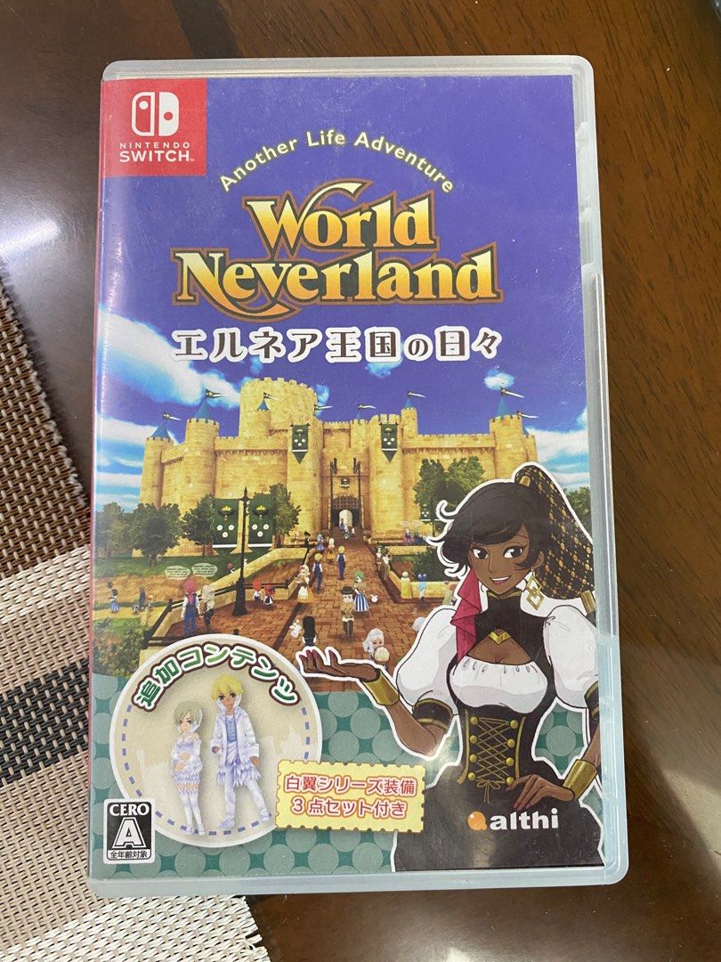 USED Nintendo Switch World Neverland Elnea Kingdom Language/Japanese w ...