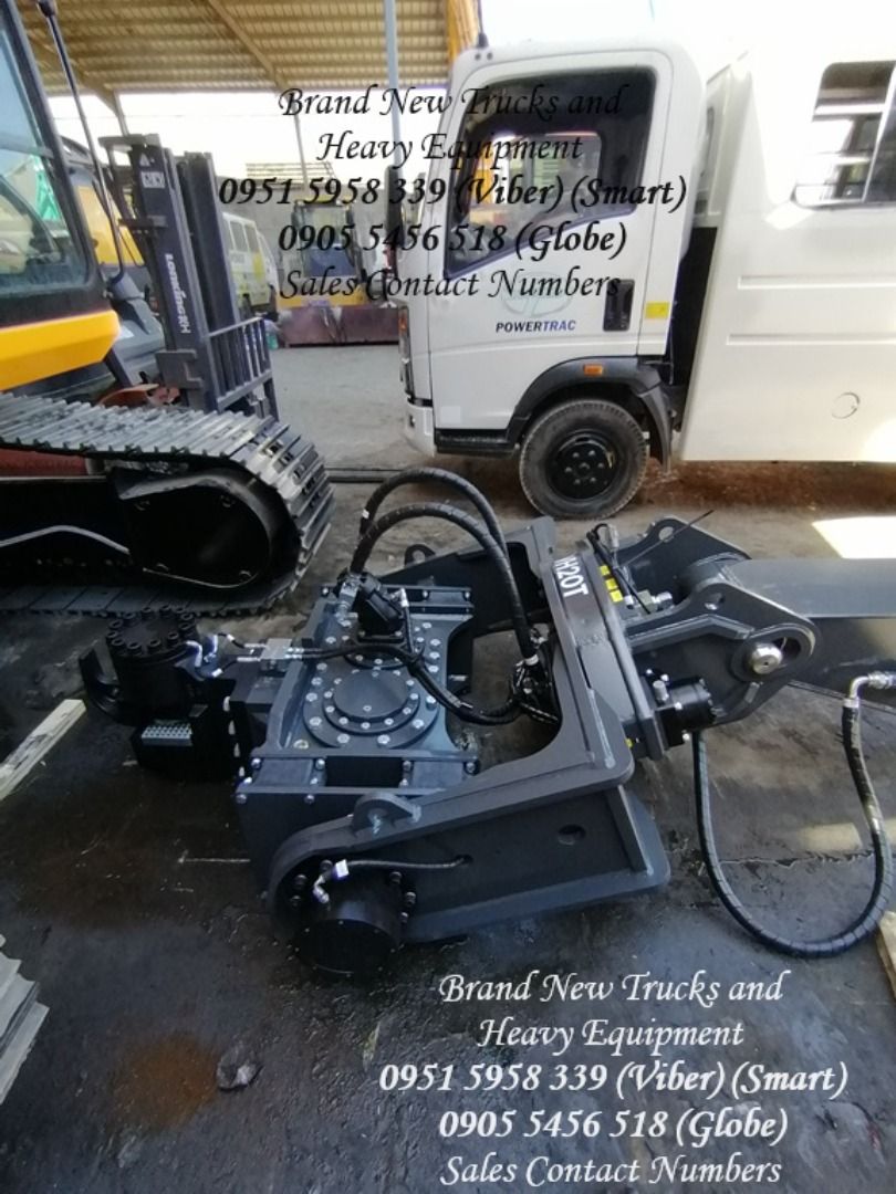 VH20/S250 vibro hammer attachment for 20-27 tonner backhoe / excavator ...