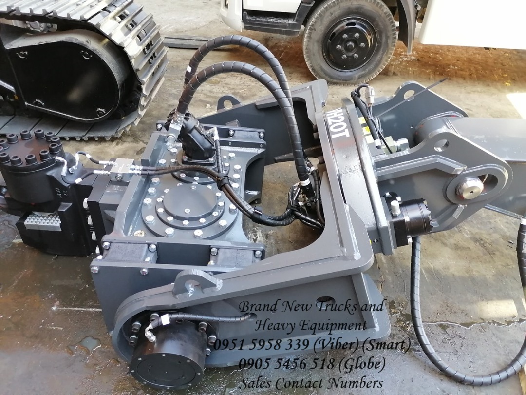 VH20/S250 vibro hammer attachment for 20-27 tonner backhoe / excavator ...