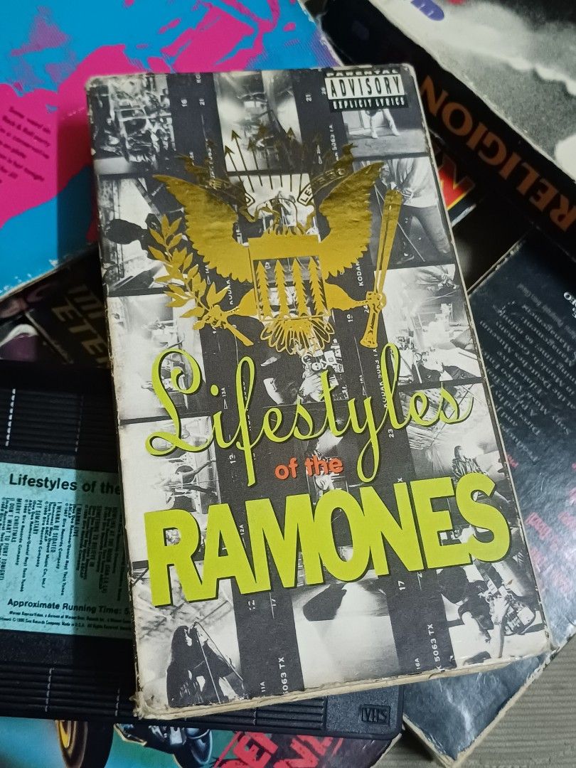 VHS Lifestyle Of The Ramones, Hobbies & Toys, Music & Media, CDs & DVDs ...