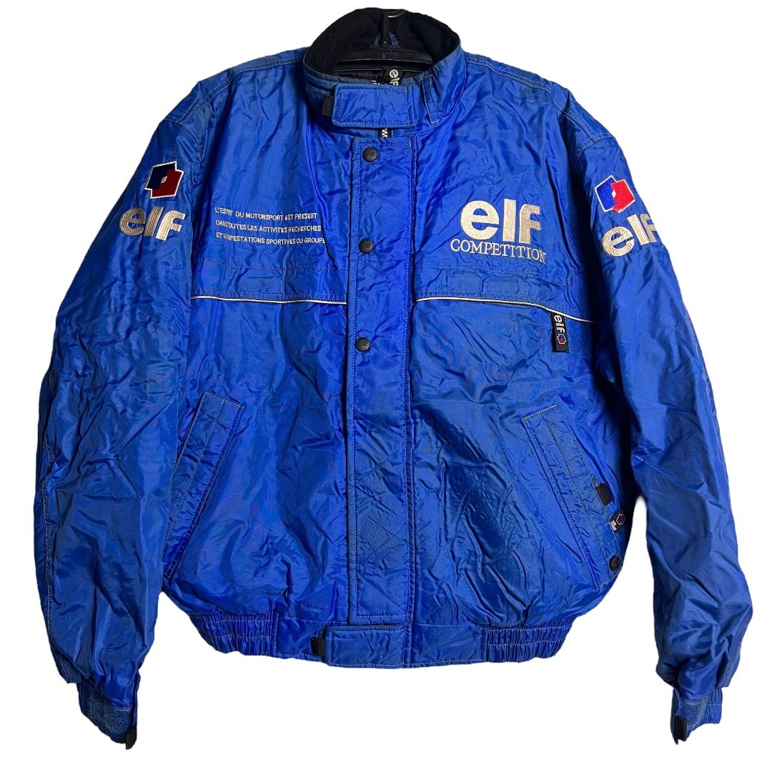Vintage Elf Racing Motorcyle Bomber Jacket, Men's Fashion, Coats ...