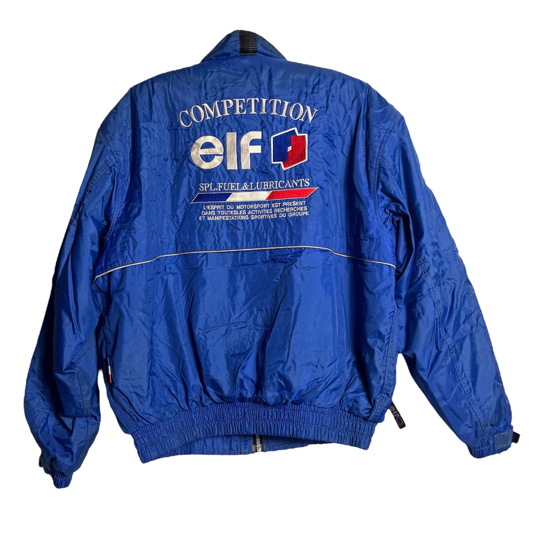 Vintage Elf Racing Motorcyle Bomber Jacket, Men's Fashion, Coats ...