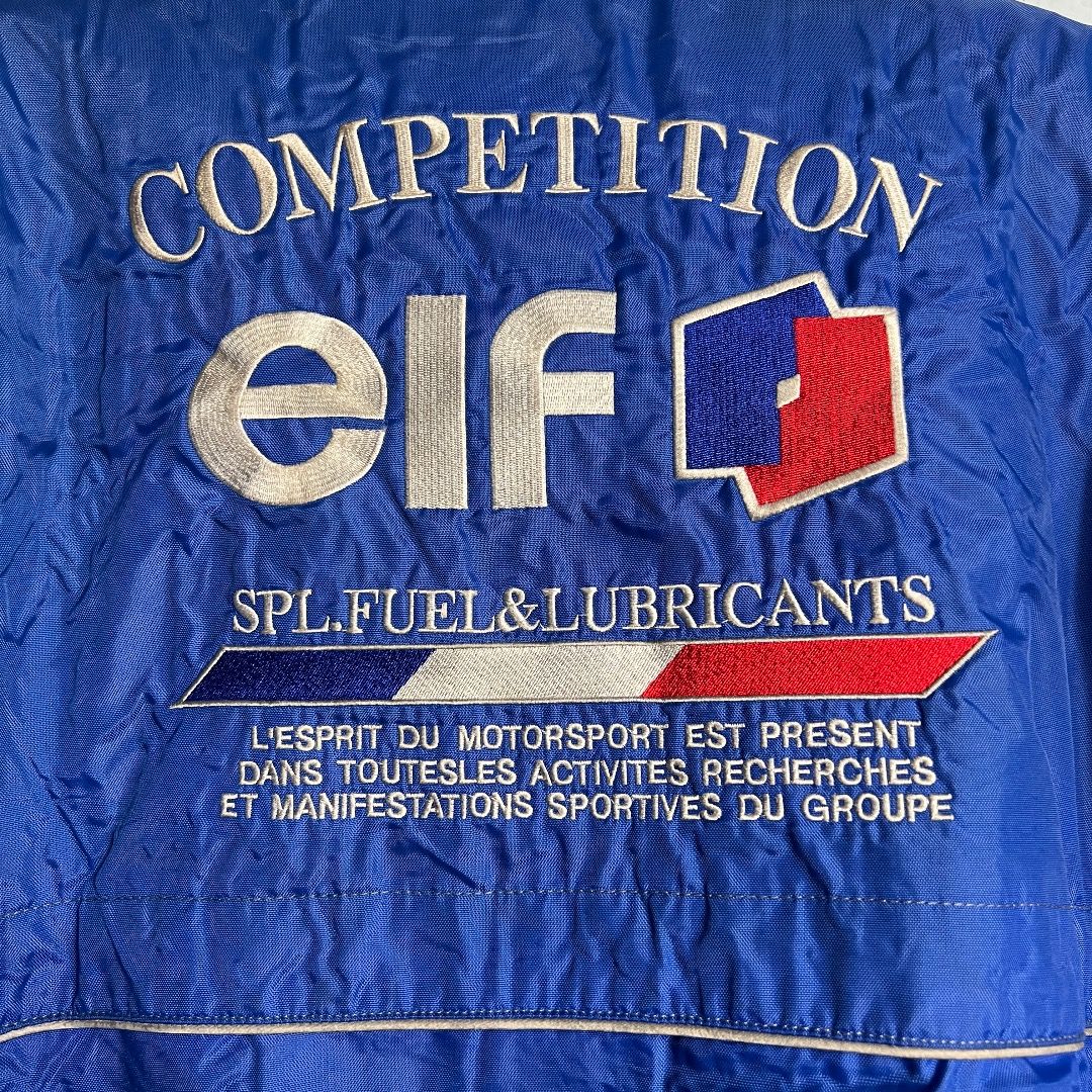 Vintage Elf Racing Motorcyle Bomber Jacket, Men's Fashion, Coats ...