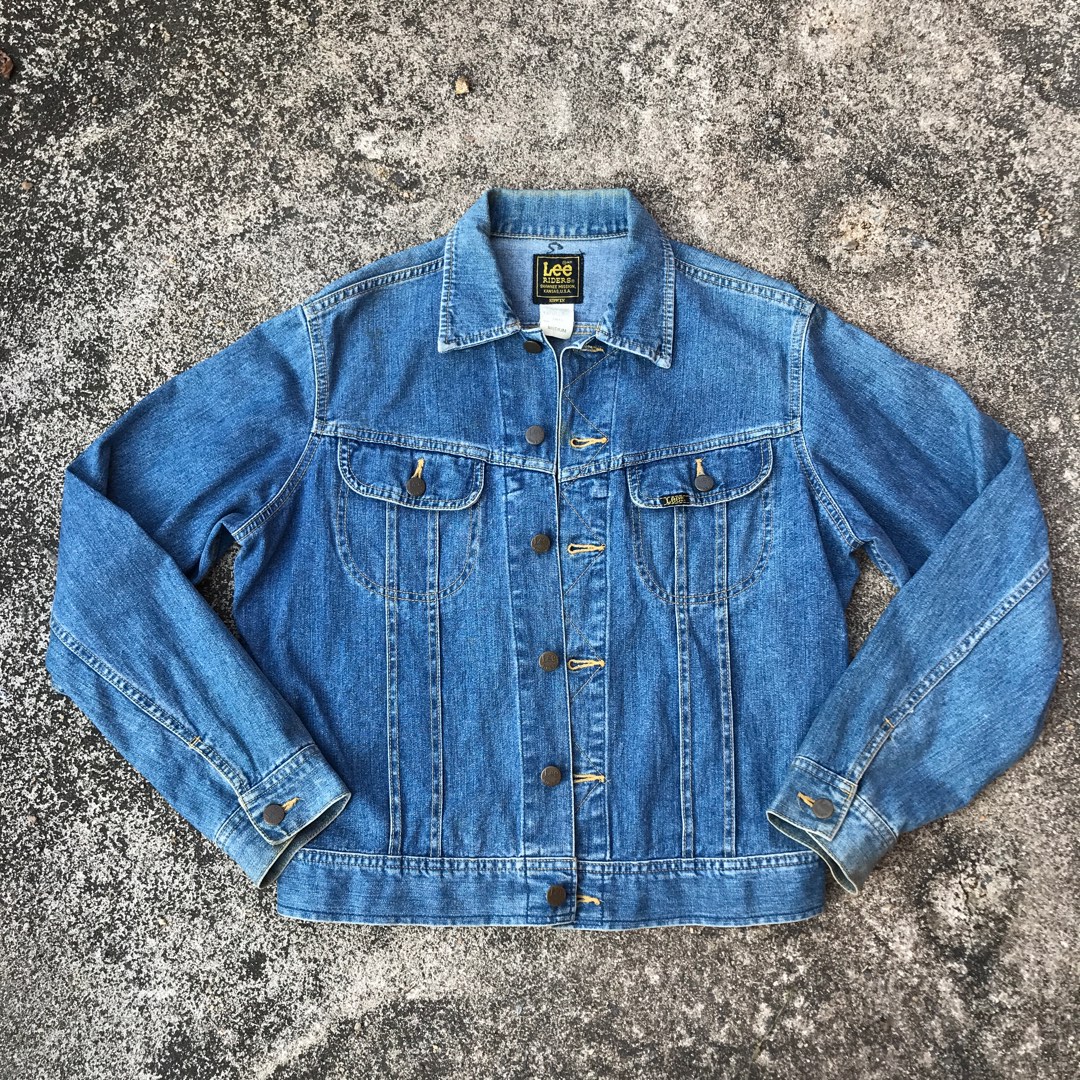 VINTAGE LEE TRUCKER DENIM JACKET JEANS LEE, Men's Fashion, Coats ...
