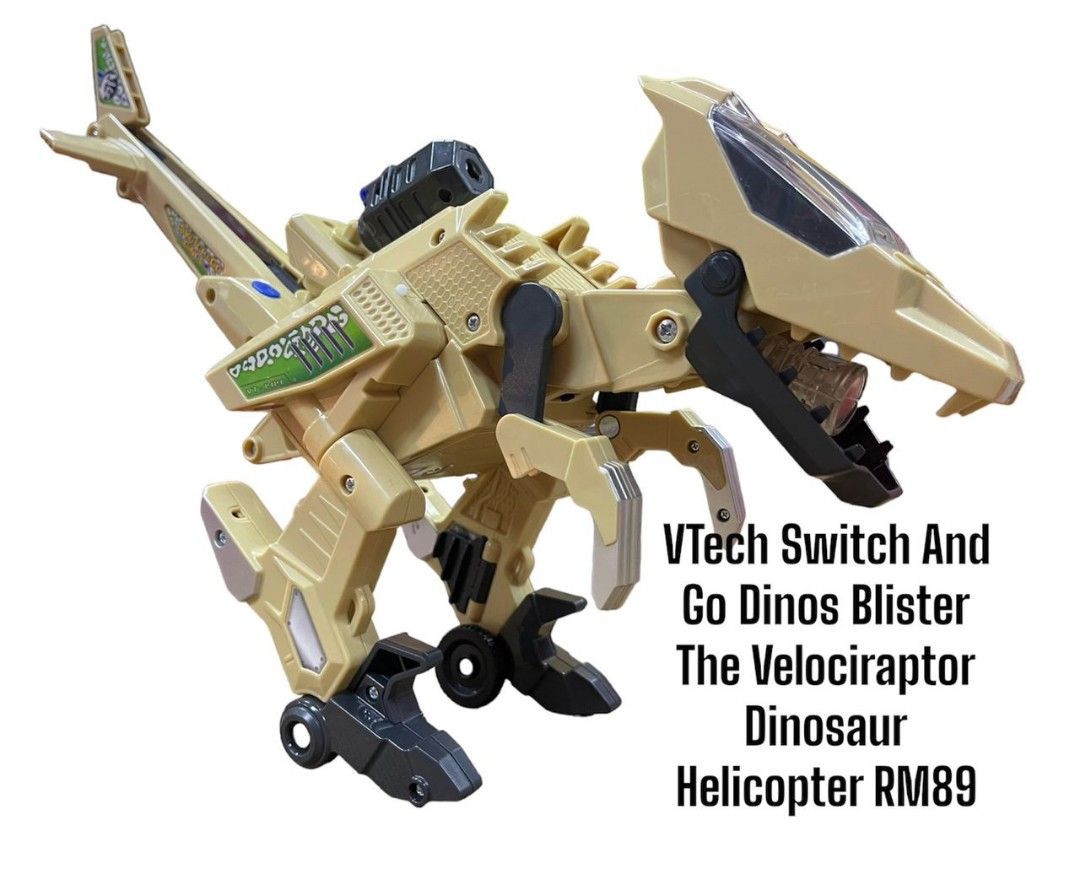 Vtech switch n go dinos blaster the velociraptor dinasour, Hobbies ...