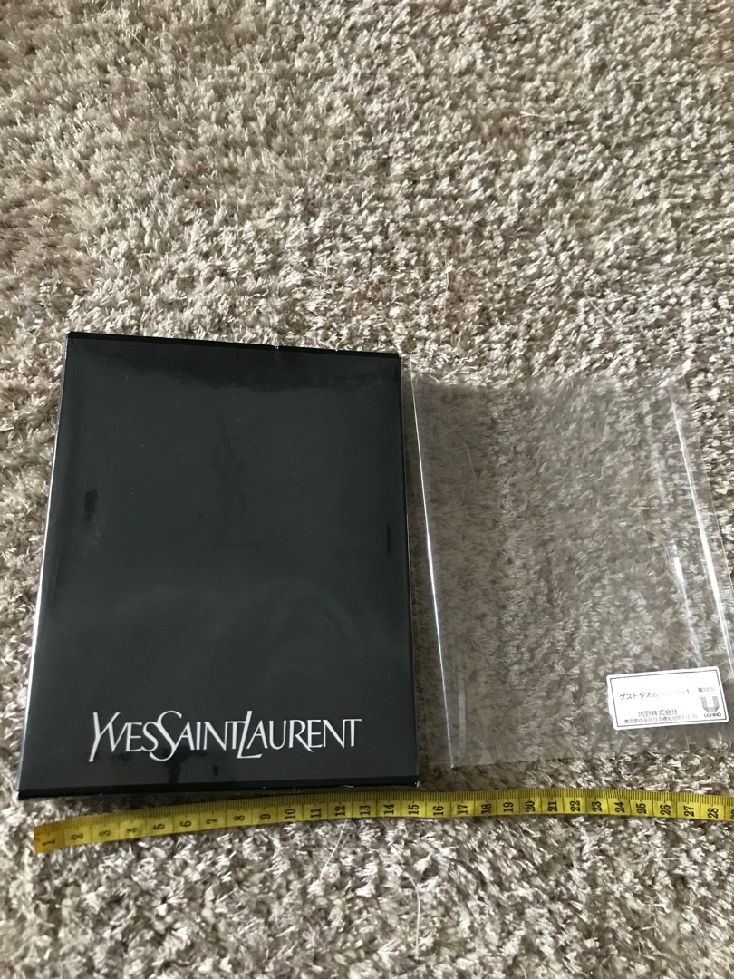 YSL YVES SAINT LAURENT BOX BOKS BUAT SCARF KALUNG AKSESORIS BEBAS PAKAI HANDKERCHIEF PANTIES ...