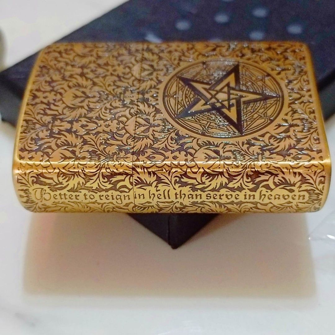 Zippo King Of Hell, Hobbies & Toys, Collectibles & Memorabilia, Stamps ...