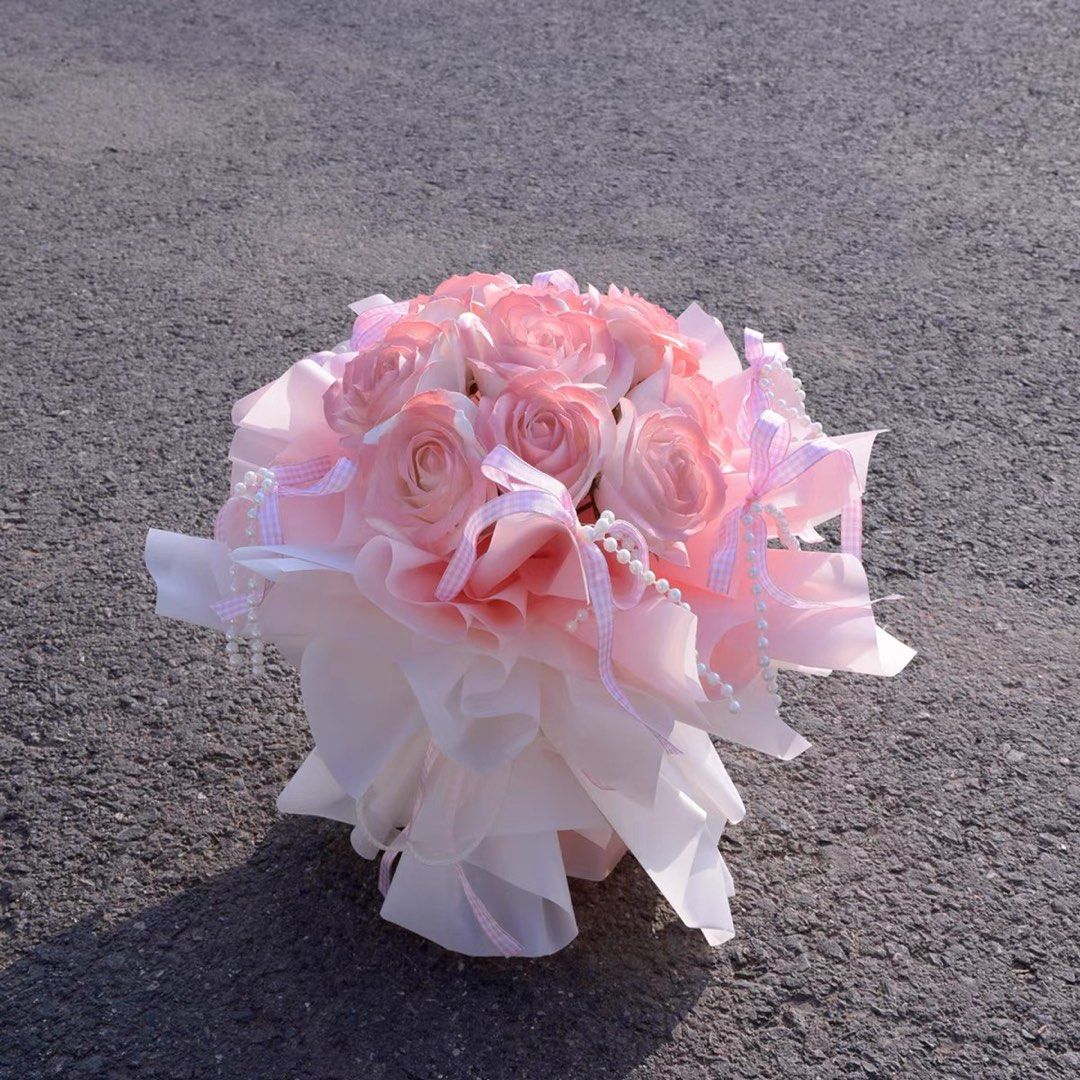 11 Stalks DIY Everlasting Mini Multi-Colour Ballerina Style Rose ...